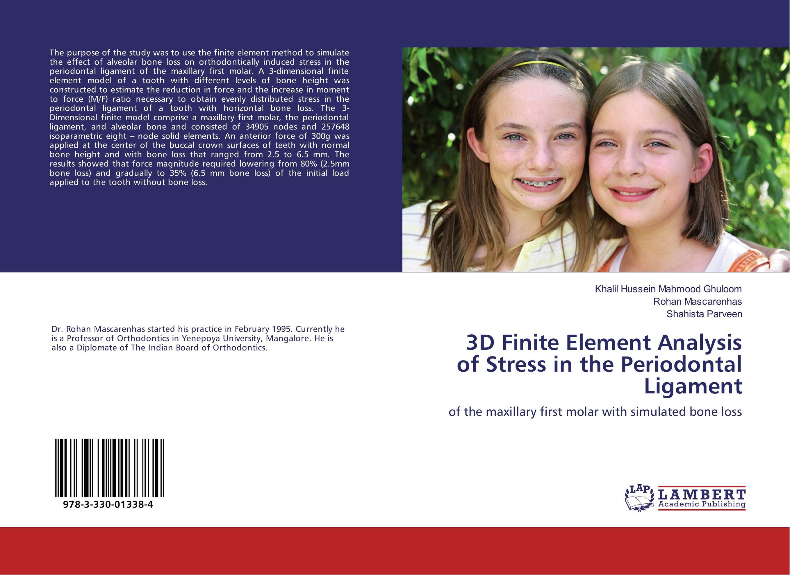 Купить 3d Finite Element Analysis Of Stress In The Periodontal Ligament