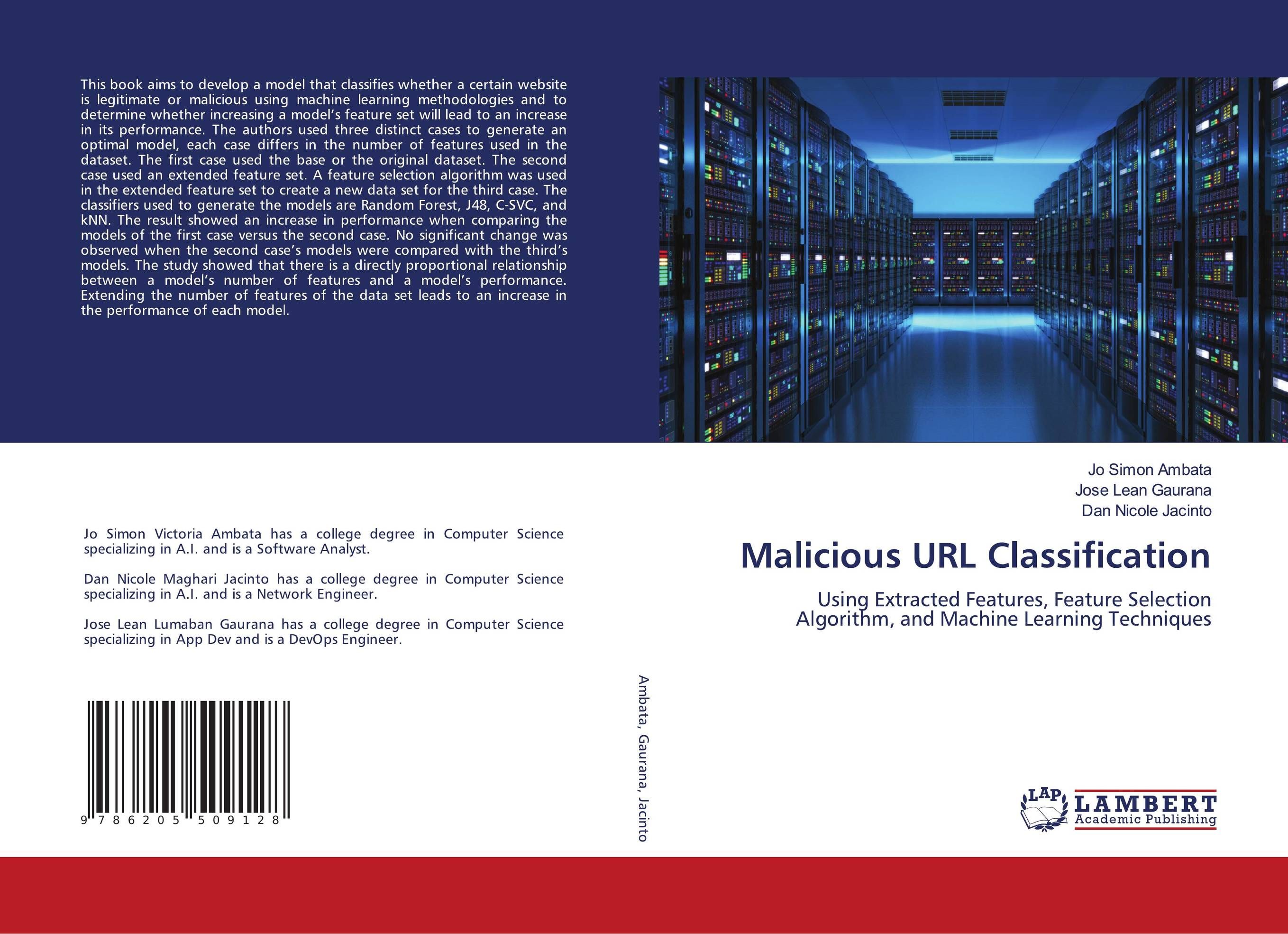 Купить Malicious Url Classification Using Extracted Features Feature Selection Algorithm And